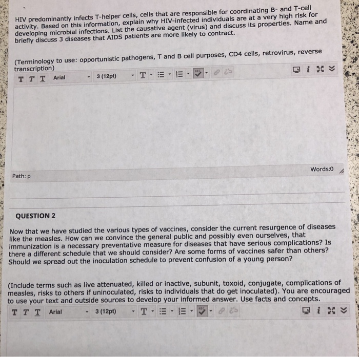 Solved HIV predominantly infects T-helper cells, cells that | Chegg.com