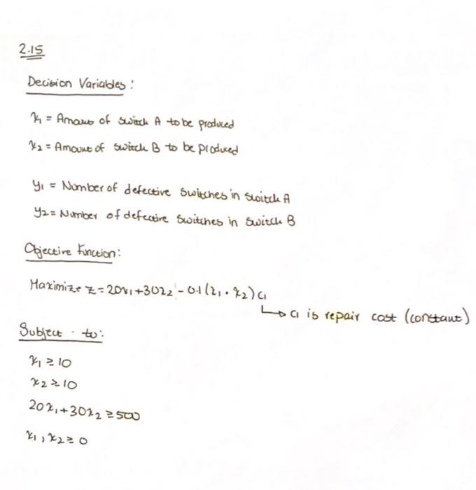 Solved convert the baseline model into a conventional, | Chegg.com