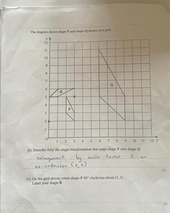 Solved The diagram shows a sketch of triangle A and triangle | Chegg.com