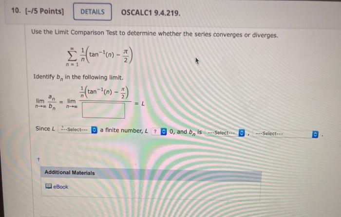 Solved 10. (-/5 Points) DETAILS OSCALC1 9.4.219. Use the | Chegg.com Solved 10. (-/5 Points) DETAILS OSCALC1 9.4.219. Use the | Chegg.com