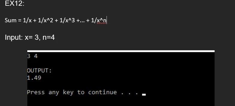 Solved 34 OUTPUT: 1. 49 Press any key to continue ...Your | Chegg.com