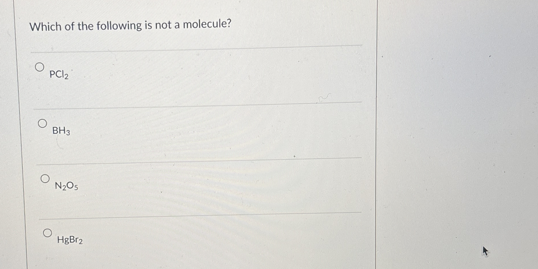Solved Which of the following is not a | Chegg.com