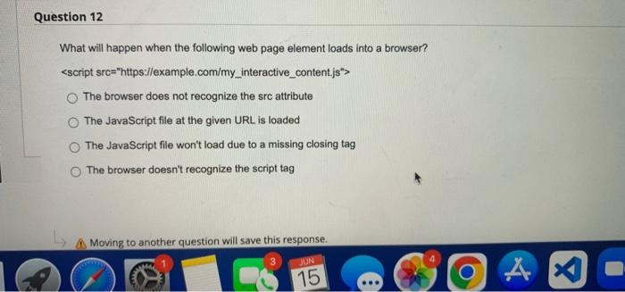 Solved Question 12 What will happen when the following web | Chegg.com