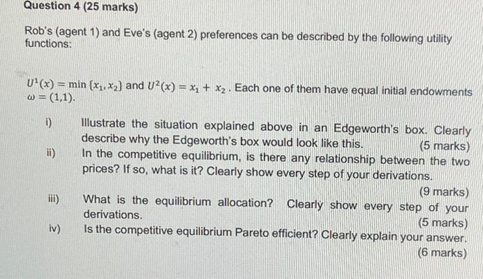Solved Q4iv PLEASE PROVIDE A DETAILED MATHEMATICAL AND | Chegg.com