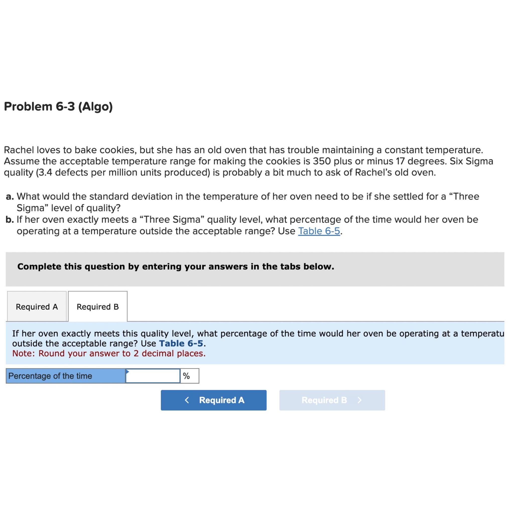 Solved Problem 6-3 (Algo)Rachel loves to bake cookies, but | Chegg.com