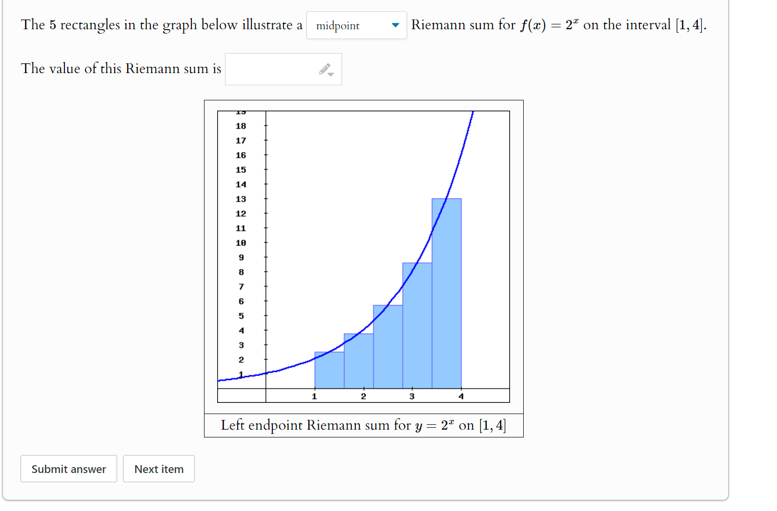 Solved The 5 ﻿rectangles in the graph below illustrate a | Chegg.com