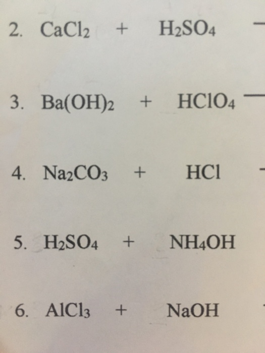 Solved Balance each double displacement reaction, including | Chegg.com