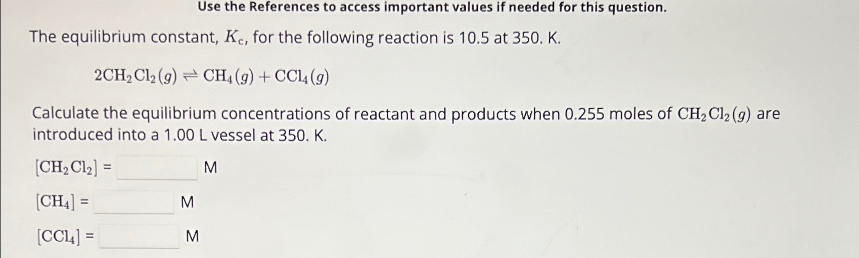 Solved Use the References to access important values if | Chegg.com