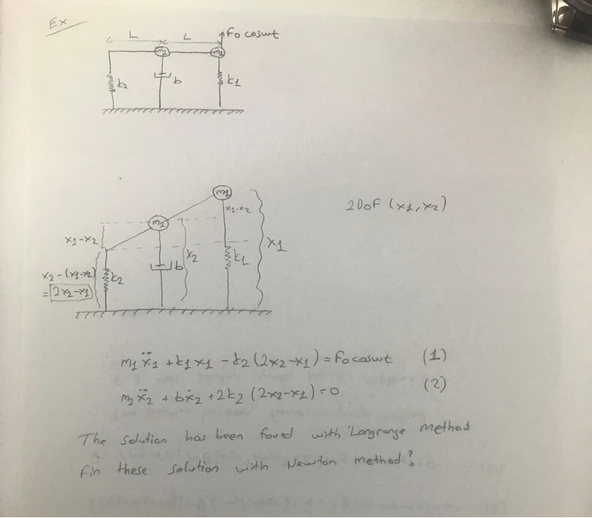 The Solution Has Been Found Wirh Langrange Method 
