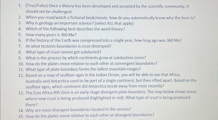 Solved 1. (True/False) Once a theory has been developed and | Chegg.com