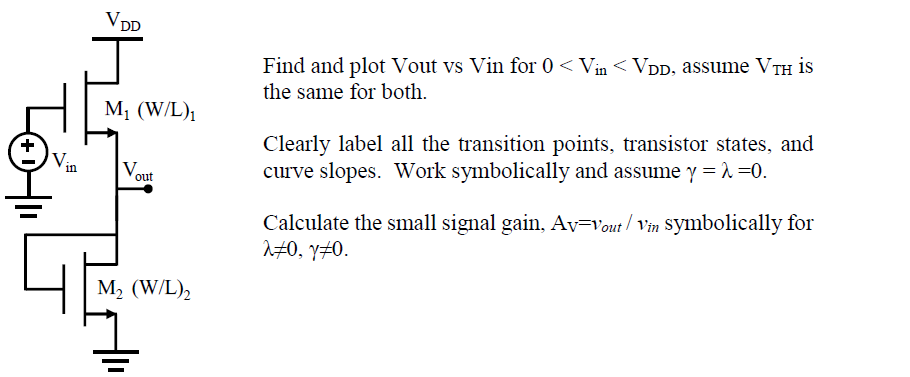 MOSFET problem. Can someone solve it on a paper and | Chegg.com