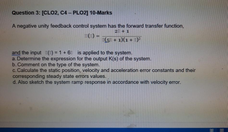 Solved Question 3: [CLO2, C4 - PLO2] 10-Marks A negative | Chegg.com