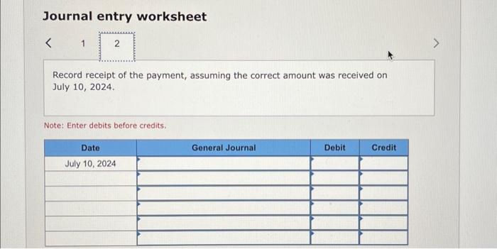 Solved Journal entry worksheet Record the sale. Note: Enter | Chegg.com