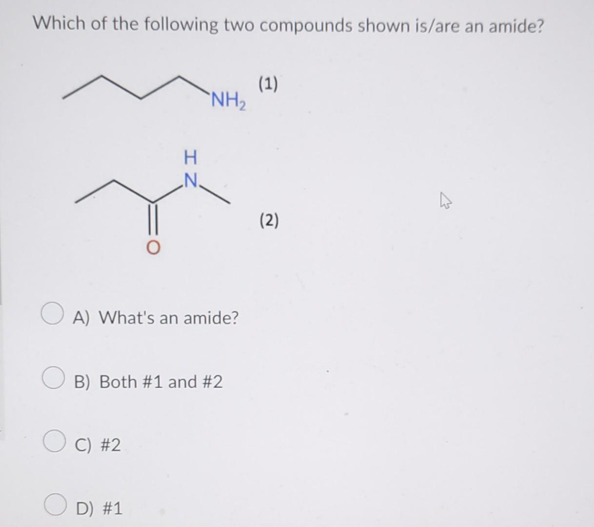 Solved Which of the following two compounds shown is/are an | Chegg.com