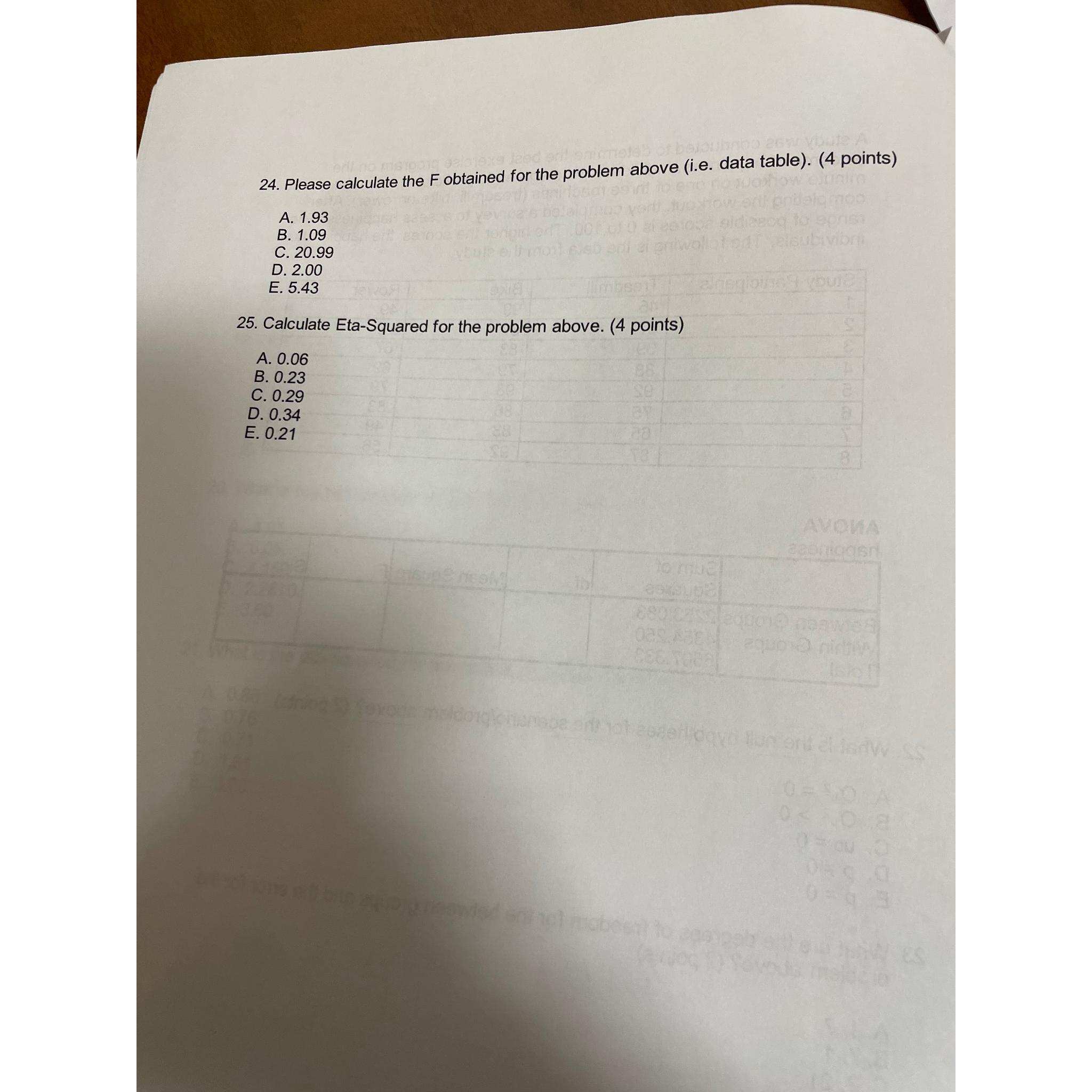 Solved A study was conducted to determine the best exercise | Chegg.com