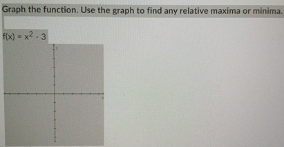 Solved Graph the function. Use the graph to find any | Chegg.com