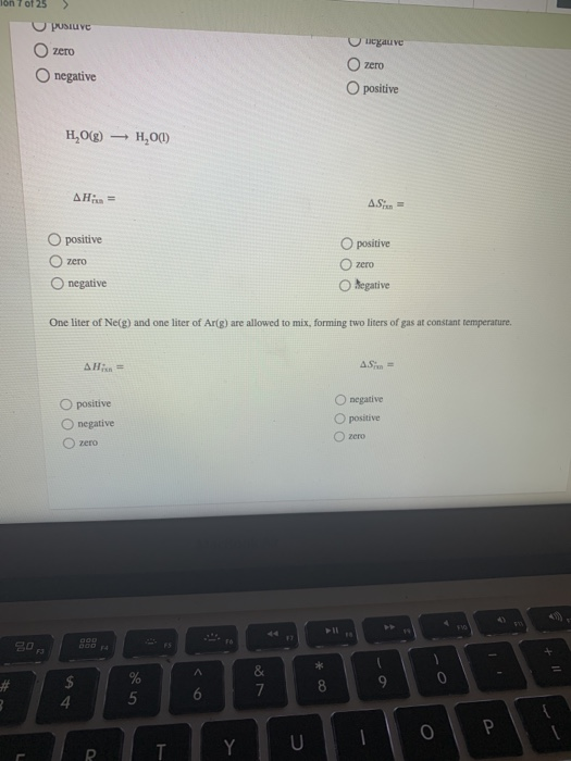 Solved For the given processes, determine if AHix and Asian | Chegg.com