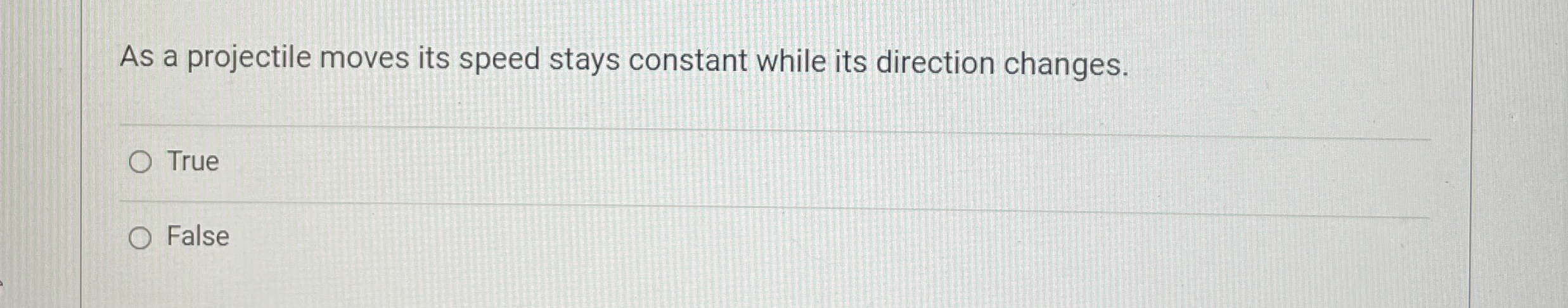 Solved As a projectile moves its speed stays constant while | Chegg.com