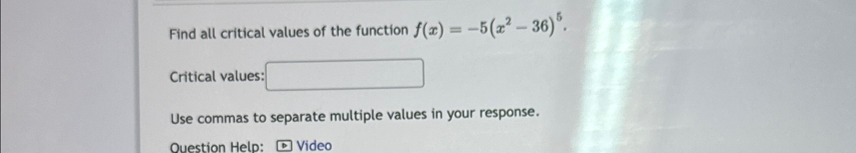 Solved Find all critical values of the function | Chegg.com