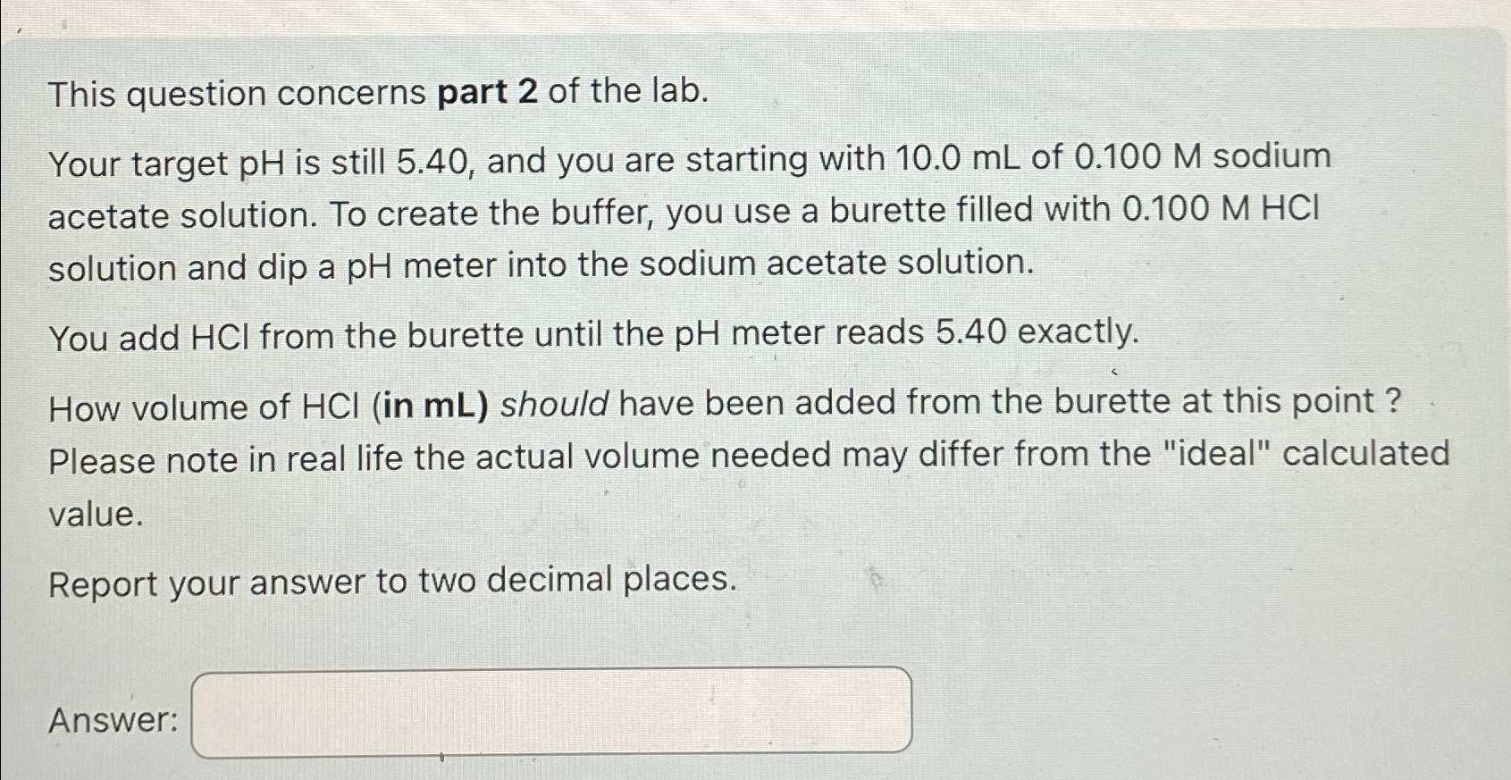 Solved This question concerns part 2 ﻿of the lab.Your target | Chegg.com