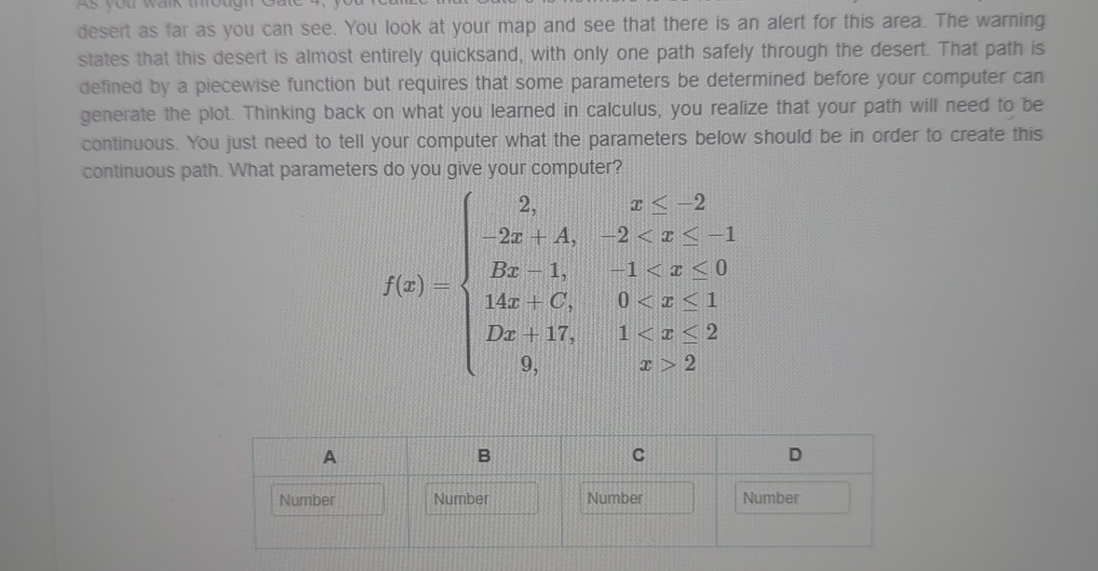 Solved desert as far as you can see. You look at your map | Chegg.com