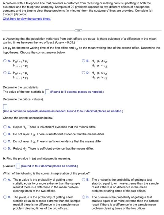 Solved A problem with a telephone line that prevents a | Chegg.com