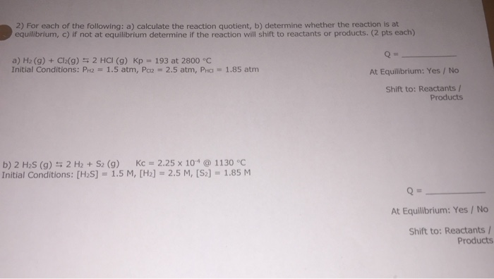 Solved 2) For each of the following: a) calculate the | Chegg.com