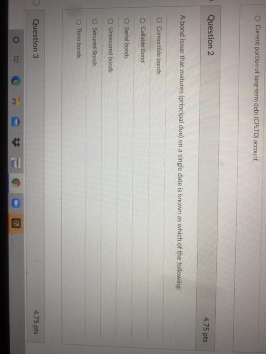 Solved Current portion of long-term debt (CPLTD) account | Chegg.com