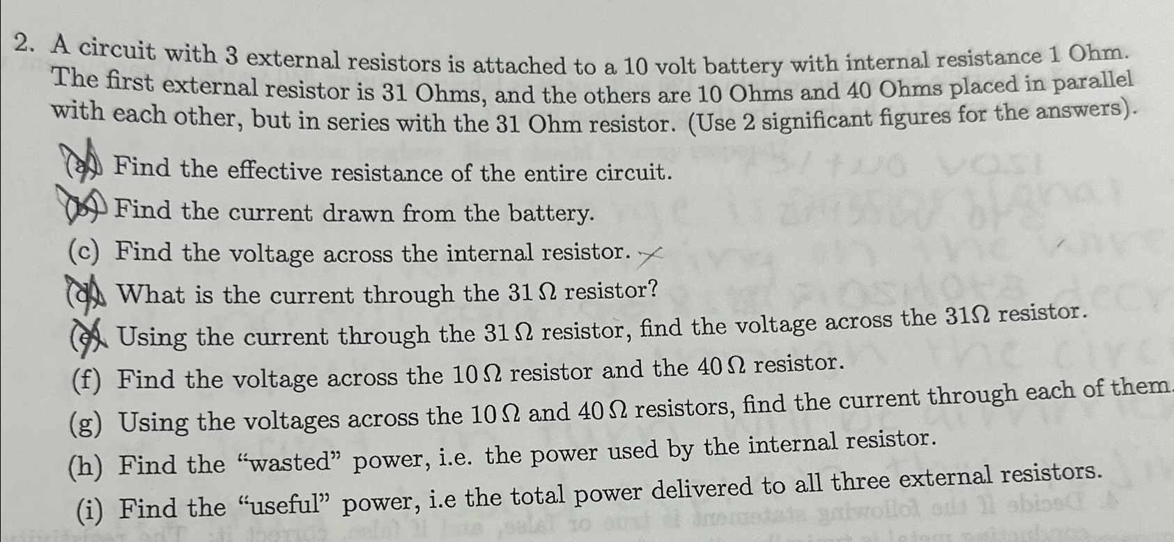 Solved A circuit with 3 ﻿external resistors is attached to a | Chegg.com