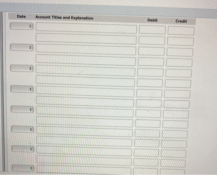 Solved the events and transactions Problem 3-OSA (Part Level | Chegg.com