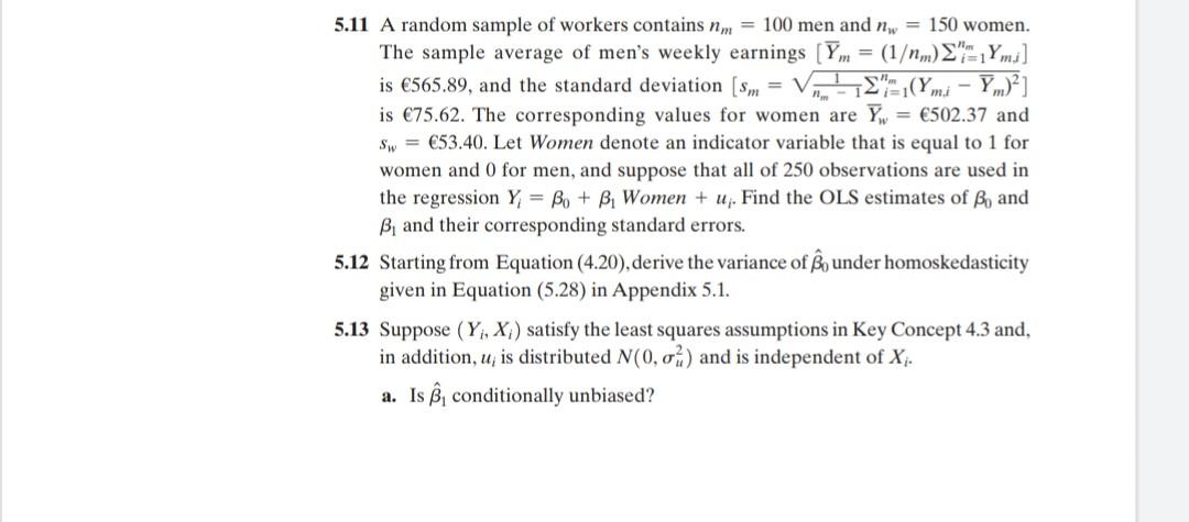 Solved 5.5 In the 1980s, Tennessee conducted an experiment | Chegg.com