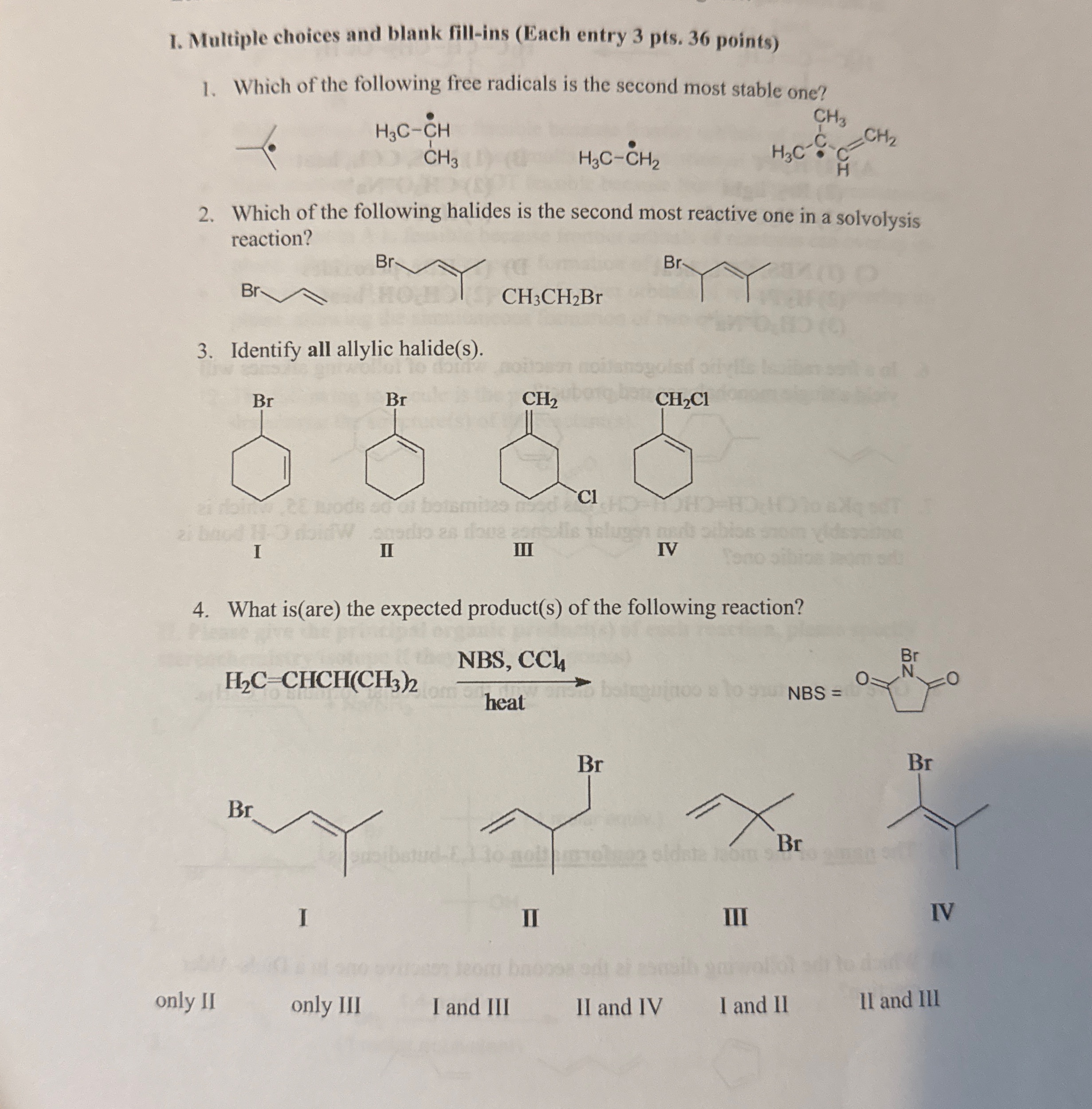 Solved Multiple choices and blank fill-ins (Each entry 3 | Chegg.com
