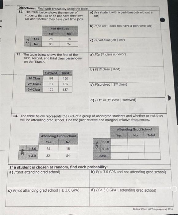 Solved Name: Date: Unit 11: Probability & Statistics | Chegg.com Solved Name: Date: Unit 11: Probability & Statistics | Chegg.com