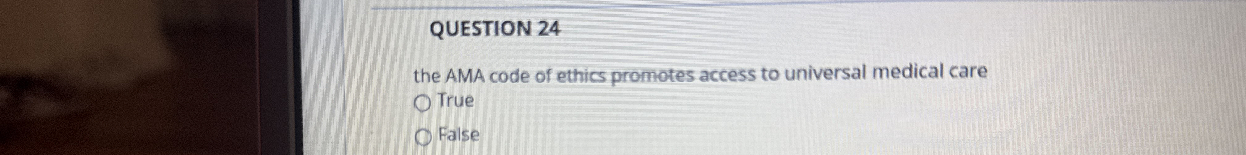 Solved QUESTION 24the AMA code of ethics promotes access to | Chegg.com