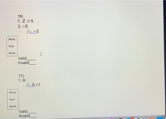 Solved I Part Two Use the Counterpart Conditional Truth | Chegg.com