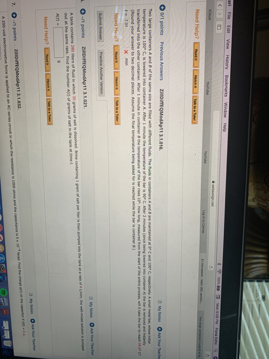Solved ari File Edit View History Bookmarks Window Help * | Chegg.com