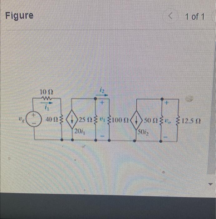 Solved Consider the cicuet in (Figure 1) Find v1 and v6 in | Chegg.com
