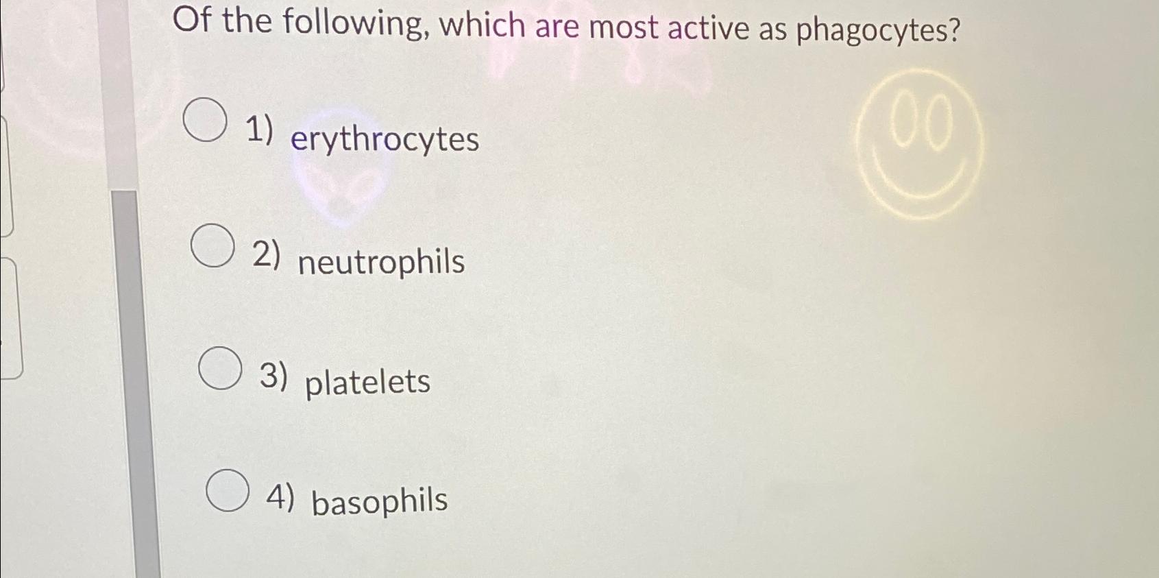 Solved Of the following, which are most active as | Chegg.com