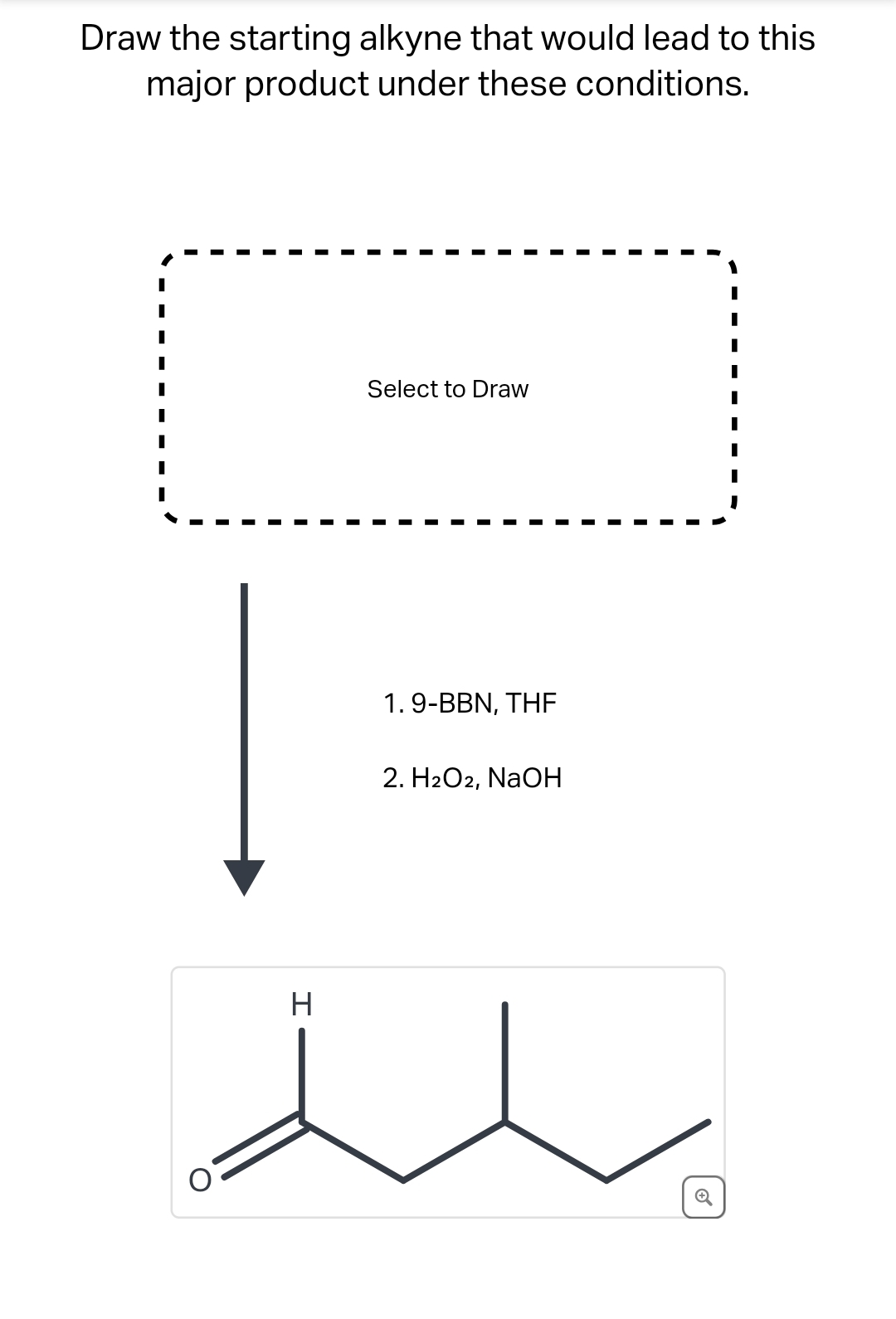 Solved Draw the starting alkyne that would lead to this | Chegg.com