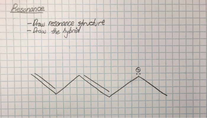 Solved Pesonance - Draw resonance structure - Draw the | Chegg.com