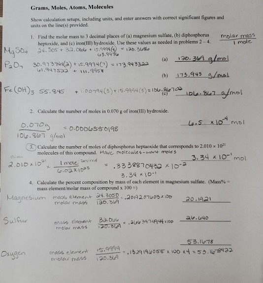 Solved I need to check my work. I am also lost on the last | Chegg.com