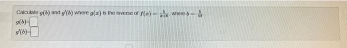 Solved An invertible function f(x) is given along with a | Chegg.com