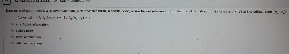 Solved determine whether there is a relative maximum, | Chegg.com