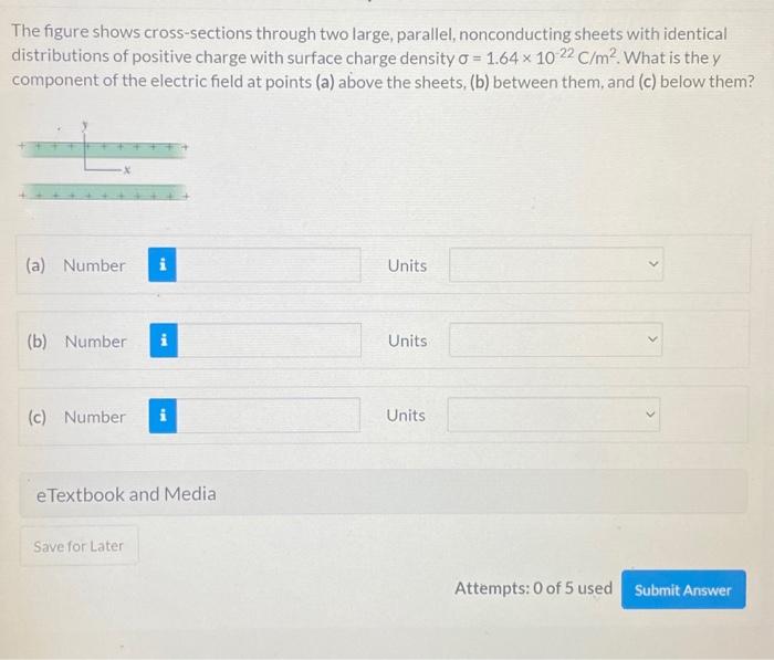 Solved The figure shows cross-sections through two large, | Chegg.com