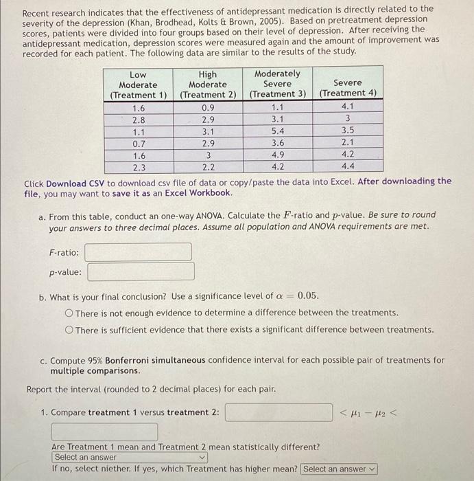 Solved Consider an experiment to determine the effects of | Chegg.com