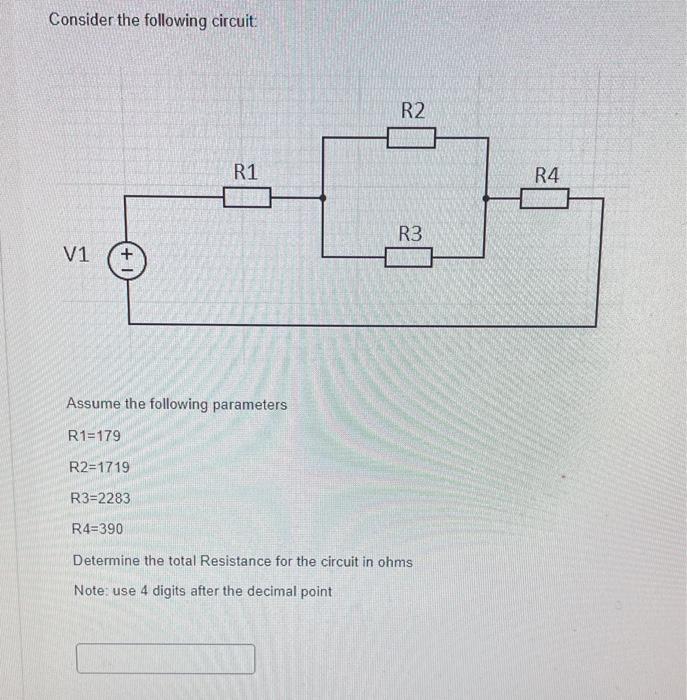 Solved Consider the following circuit: Assume the following | Chegg.com
