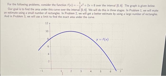 Solved For the following problems, consider the function | Chegg.com
