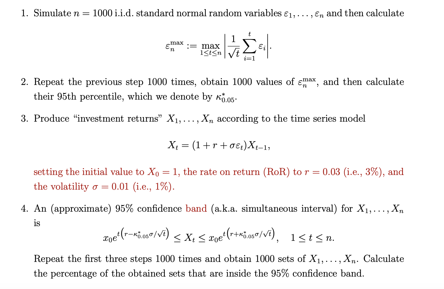 Solved Please answer this question using R code: Simulate | Chegg.com