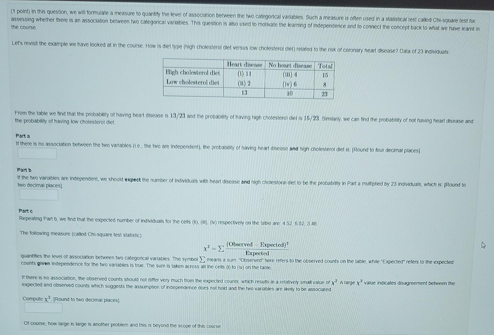 Solved (1 point) In this question, we will formulate a | Chegg.com