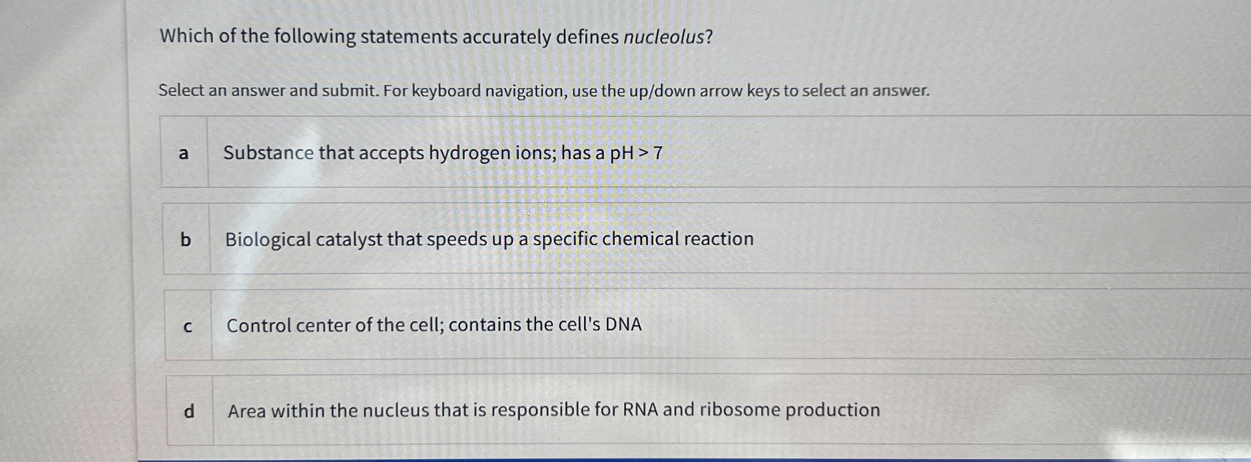 Solved Which of the following statements accurately defines | Chegg.com
